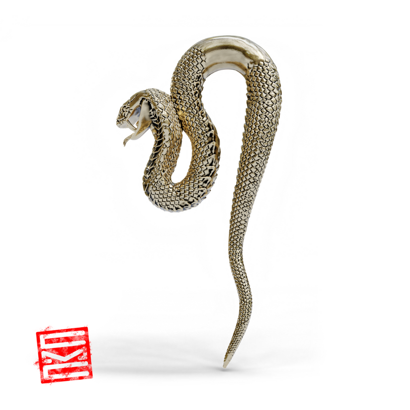Cobra Ear Hangers Pair – Clear Mind Jewellery